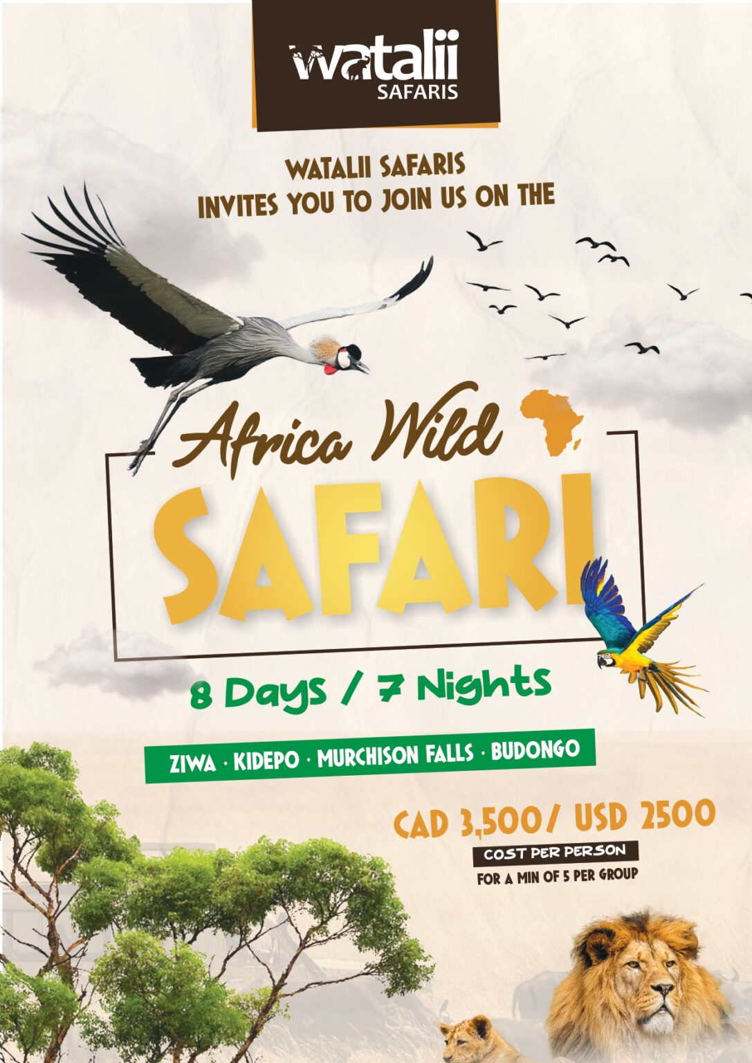 Watalii Safaris - Nature tells stories, we can take you to hear them.